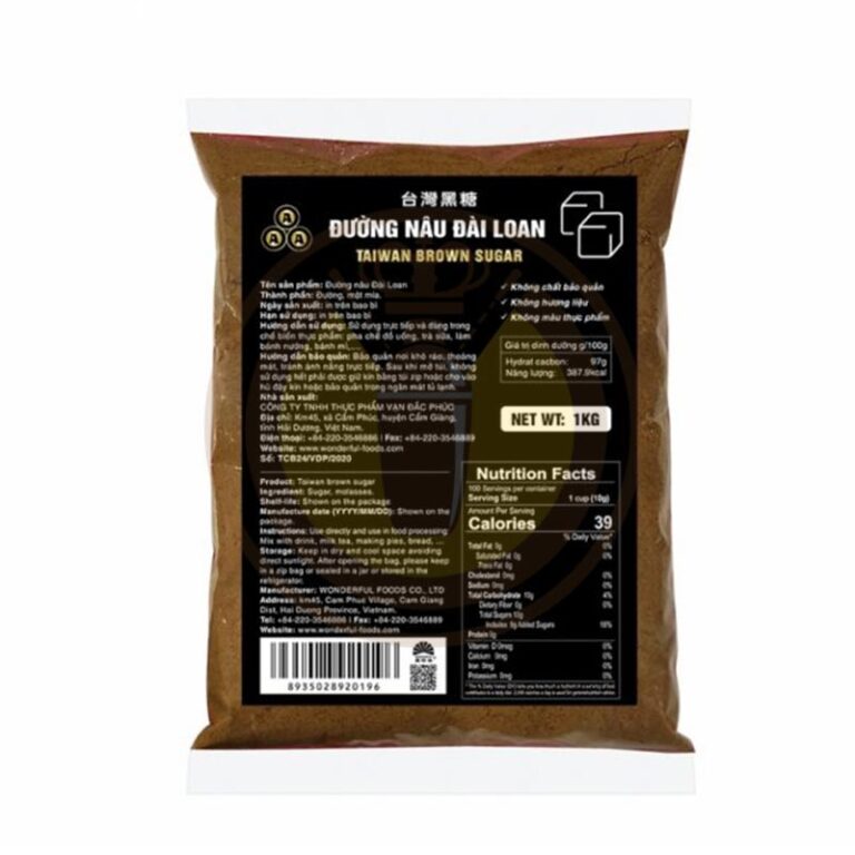 Đường Nâu Đài Loan Wonderful 1kg - Đường Nâu Wonderful - NGUYÊN LIỆU ...